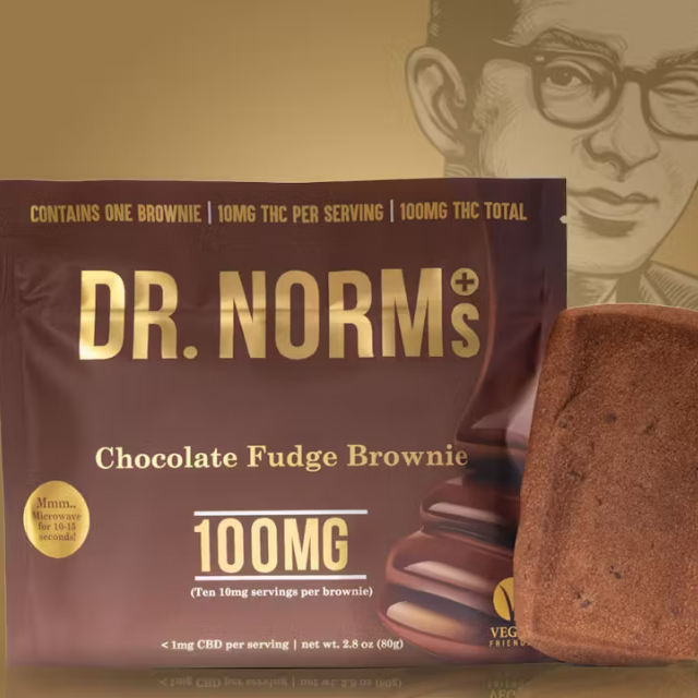 DR. NORMS - Chocolate Fudge Brownie (h) 100MG