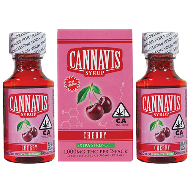 CANNAVIS SYRUP - Cherry Syrup (500 Mg X 2 Pack) | Theraleaf Dispensary ...