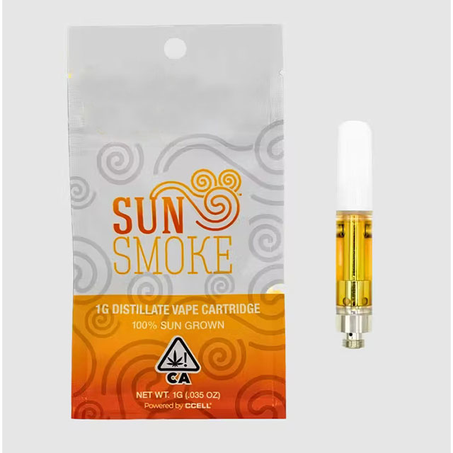 SUNSMOKE - Strawberry Cheesecake 1G Distillate Vape Cart | Theraleaf ...