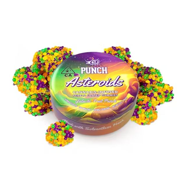PUNCH EXTRACTS - GALACTIC FRUIT PUNCH 100MG ASTEROIDS SOLVENTLESS GUMMIES by PUNCH EXTRACTS ...