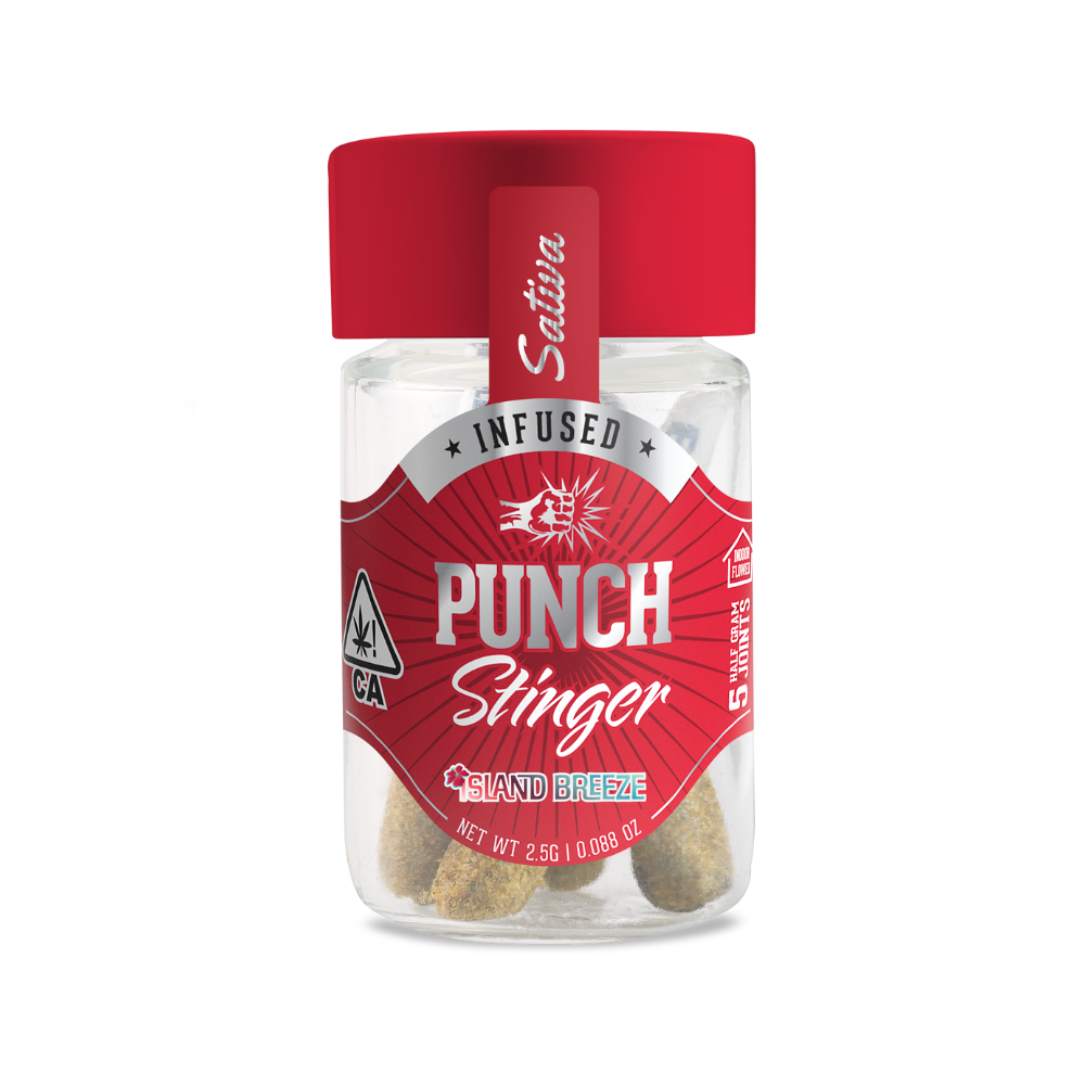 PUNCH EXTRACTS - Island Breeze 2.5G Stinger 5 Pack Infused Prerolls ...