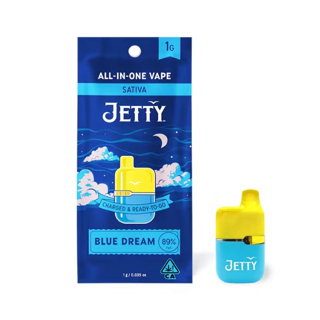 JETTY - BLUE DREAM 1G THC+ MINI TANK VAPE AIO | Theraleaf Dispensary ...