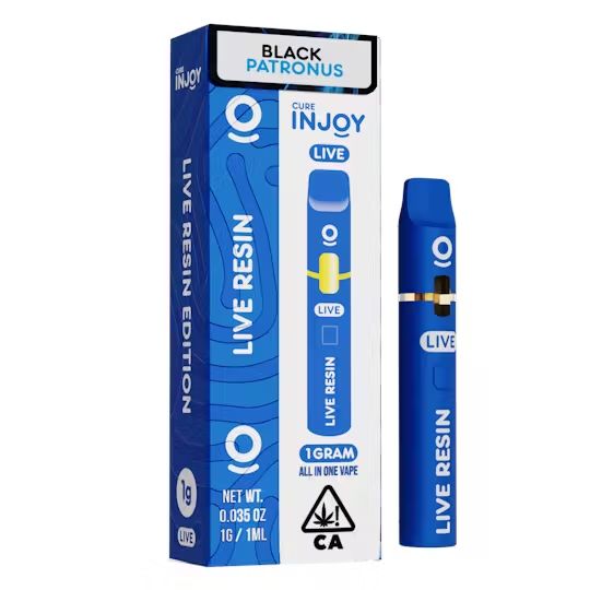 CURE INJOY - Black Patronus 1 G All In One Vape By Cure Injoy ...