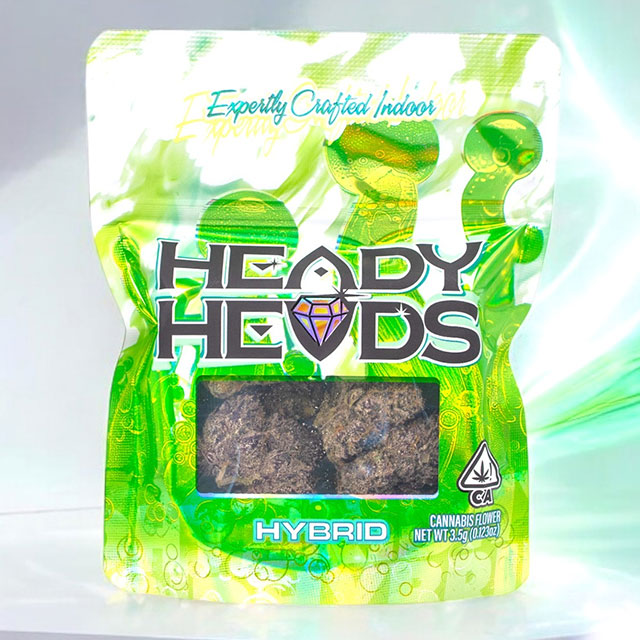 HEADY HEADS - Hard Candy Kush 3.5G Premium Indoor Flower | Theraleaf Dispensary | San Jose, CA 95133