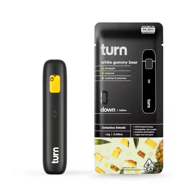 TURN - WHITE GUMMY BEAR 1G ALL IN ONE VAPE by TURN | Theraleaf ...