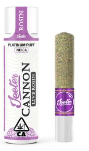 JEETER - BABY CANNON - PLATINUM PIFF [I] - SOLVENTLESS PREROLL (1.3G)