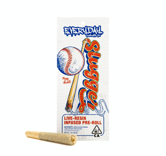 EVERYDAY SLUGGER - Sugar Plum (s) Infused Pre-roll 1.5G