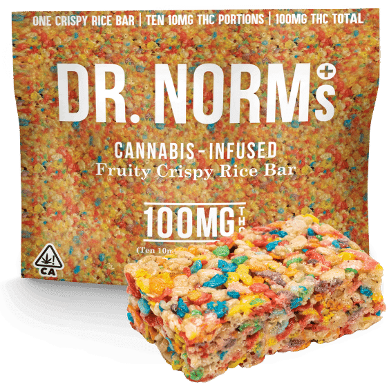 DR NORMS - Dr Norms Fruit Krispy Bar 100MG