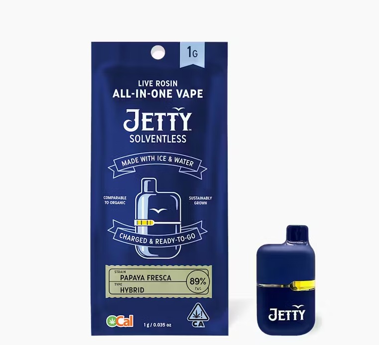 JETTY EXTRACTS - Papaya Fresca Solventless Mini Tank Aio 1G