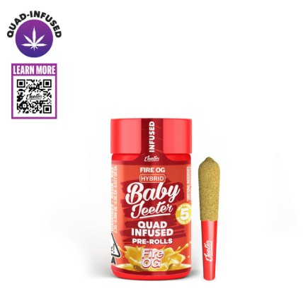 JEETER - Fire OG Baby Quad-infused Preroll 5 Pack 2.5G