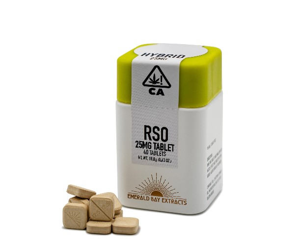 EMERALD BAY EXTRACTS - Pink Certz Rso Tablets 40 Pack 1000MG