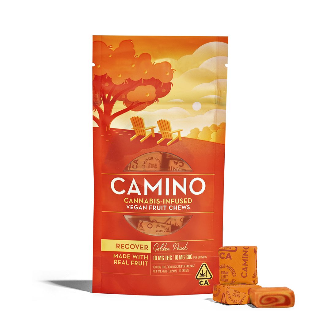 CAMINO - 1 : 1 CBG Golden Peach Chews 100MG