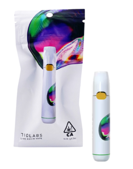 710 LABS - Papaya + Zz Top #3 Live Rosin Aio 1G