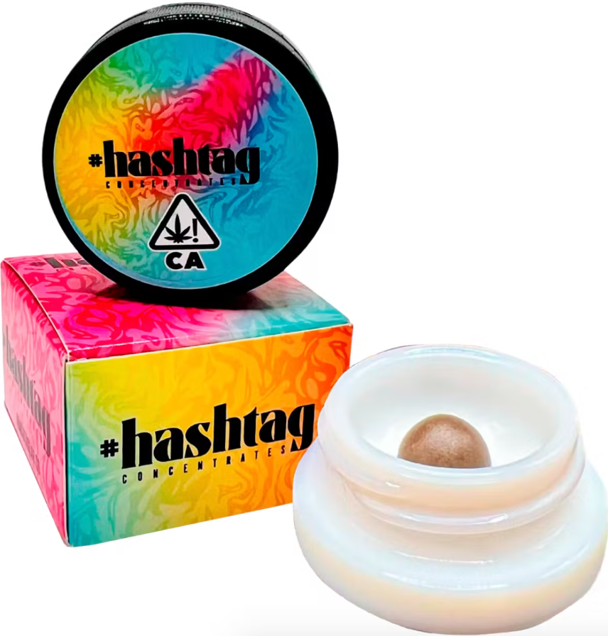 HASHTAG CONCENTRATES - Durban Poison Full Melt Temple Ball 1G