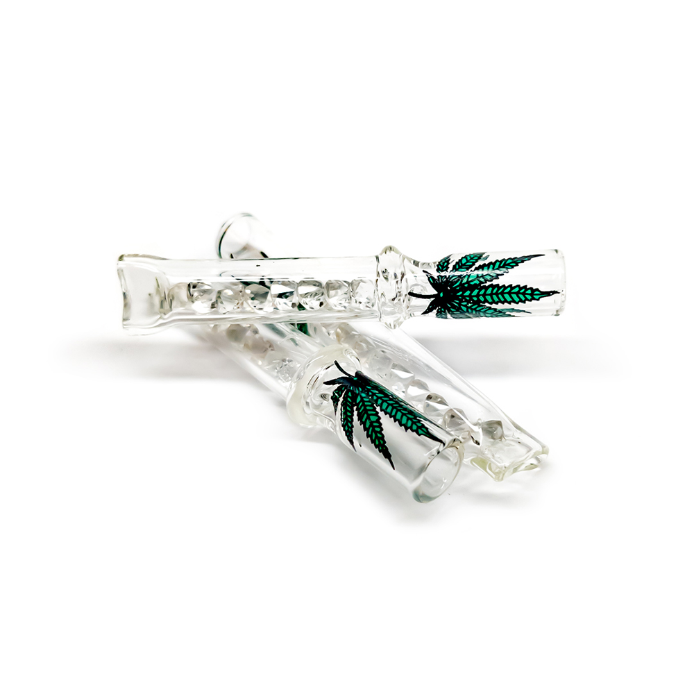 Shop GLASS JOINT TIP W/ BEADS & LEAF DESIGN in Los Angeles | CORNERSTONE