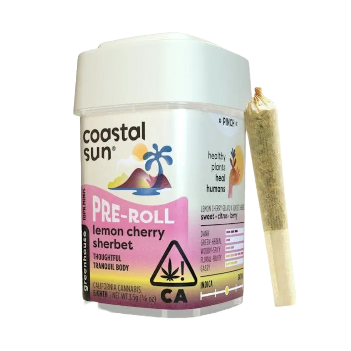 Shop LEMON CHERRY SHERBET MINI PREROLLS 10PK in Los Angeles | CORNERSTONE