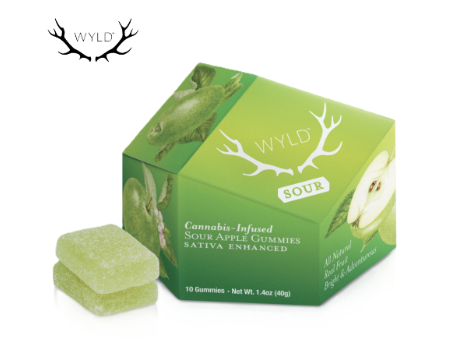 NUG PALM SPRINGS CANNABIS DISPENSARY | SOUR APPLE 100MG 10 PACK GUMMIES