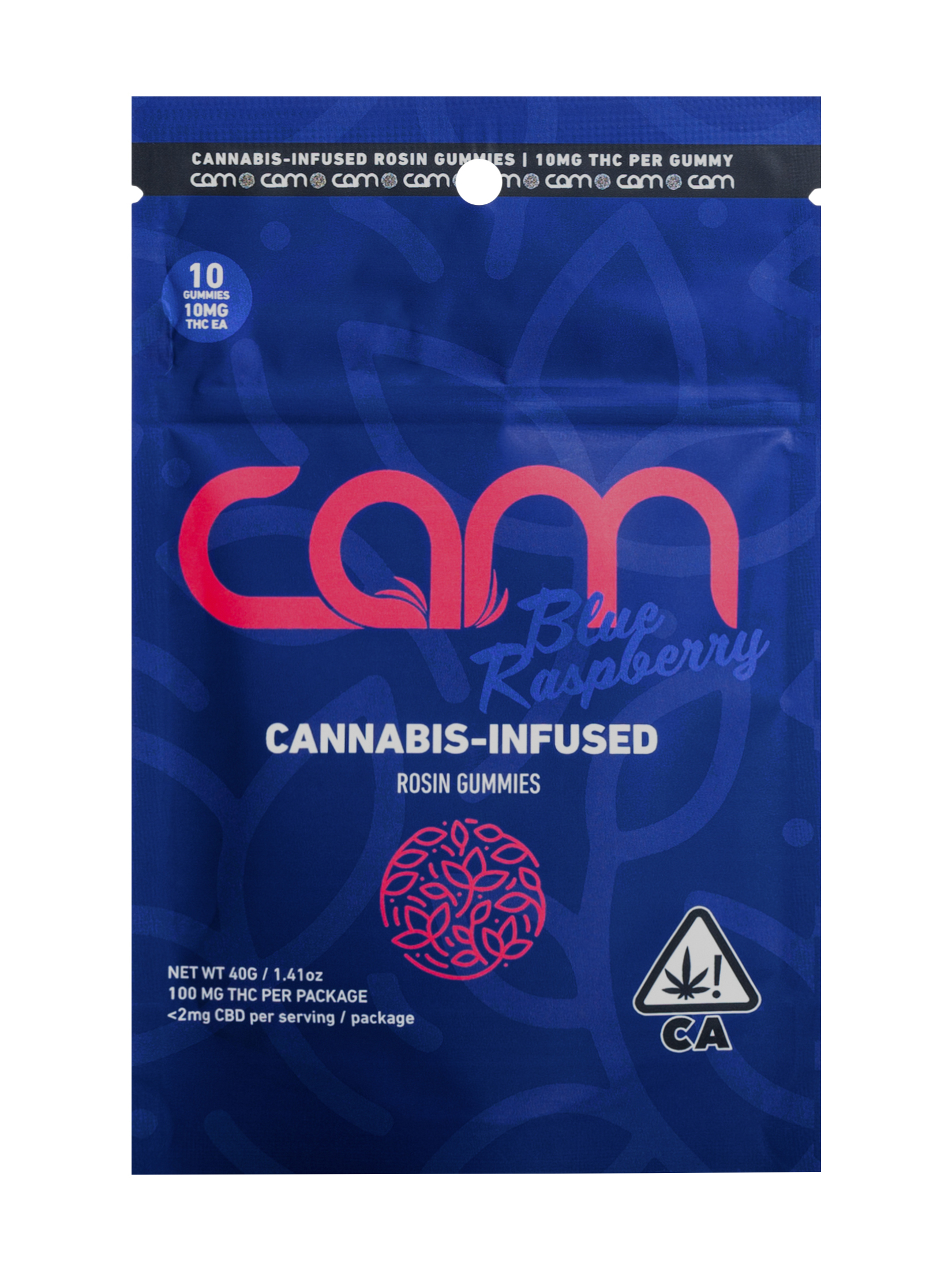 NUG ALAMEDA | BLUE RASPBERRY 100MG ROSIN INFUSED GUMMIES