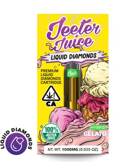 JEETER - JEETER GELATO 1G liquid diamond cart