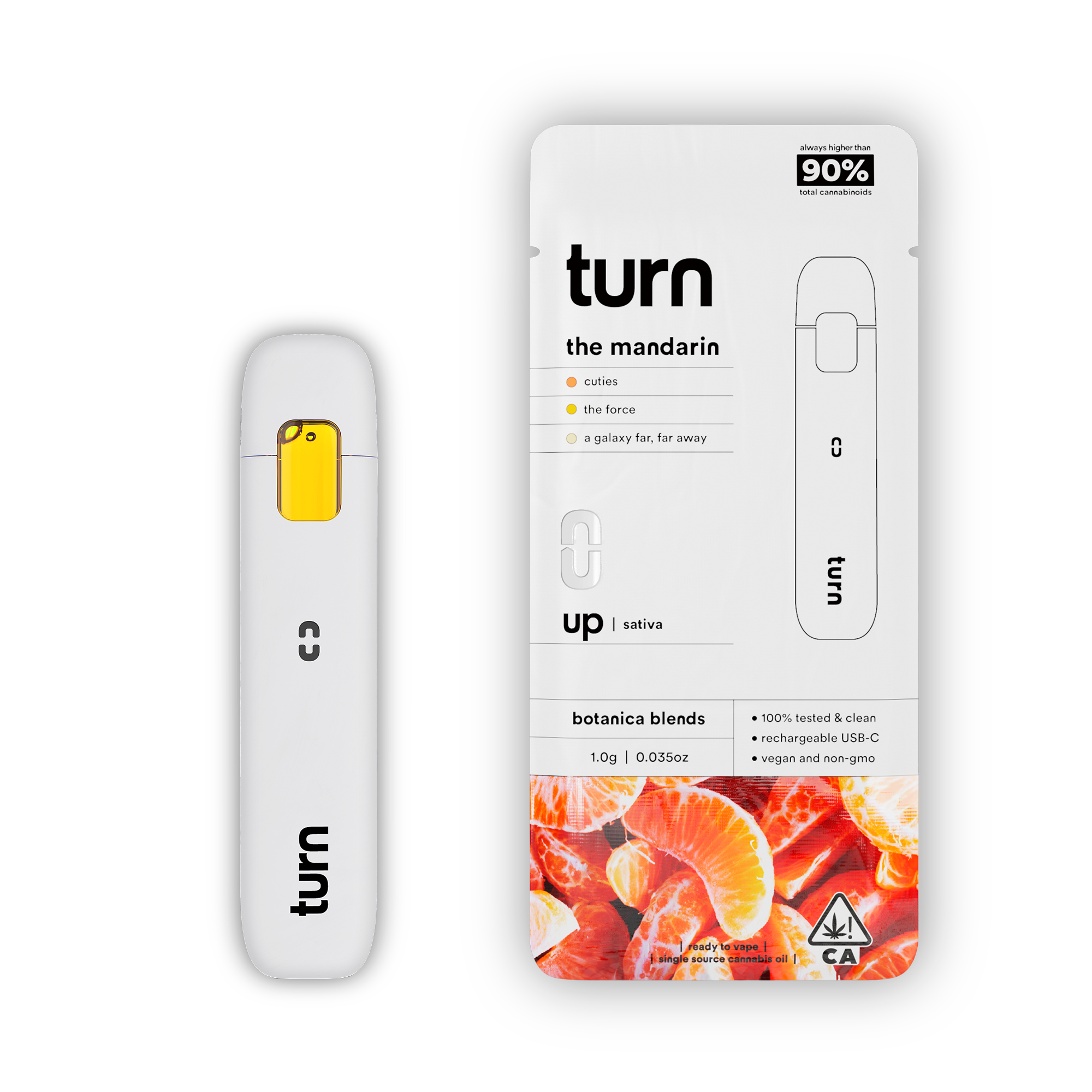 TURN - TURN | THE MANDARIN TURN UP 1G DISPOSABLE