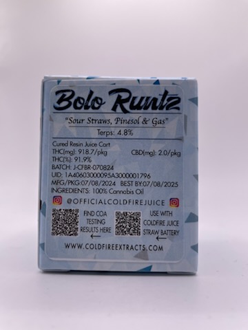 COLDFIRE - COLDFIRE BOLO RUNTZ 1G JUICE CART