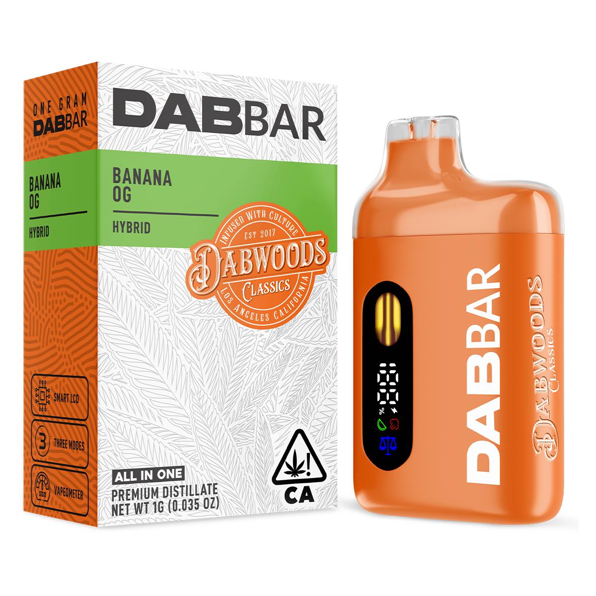 DABWOODS - DABWOODS | BANANA OG 1G DISPOSABLE DABBAR 2.0