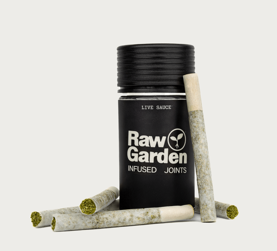 RAW GARDEN - RAW GARDEN | GREEN CRACK 5PK SAUCE INFUSED JOINTS