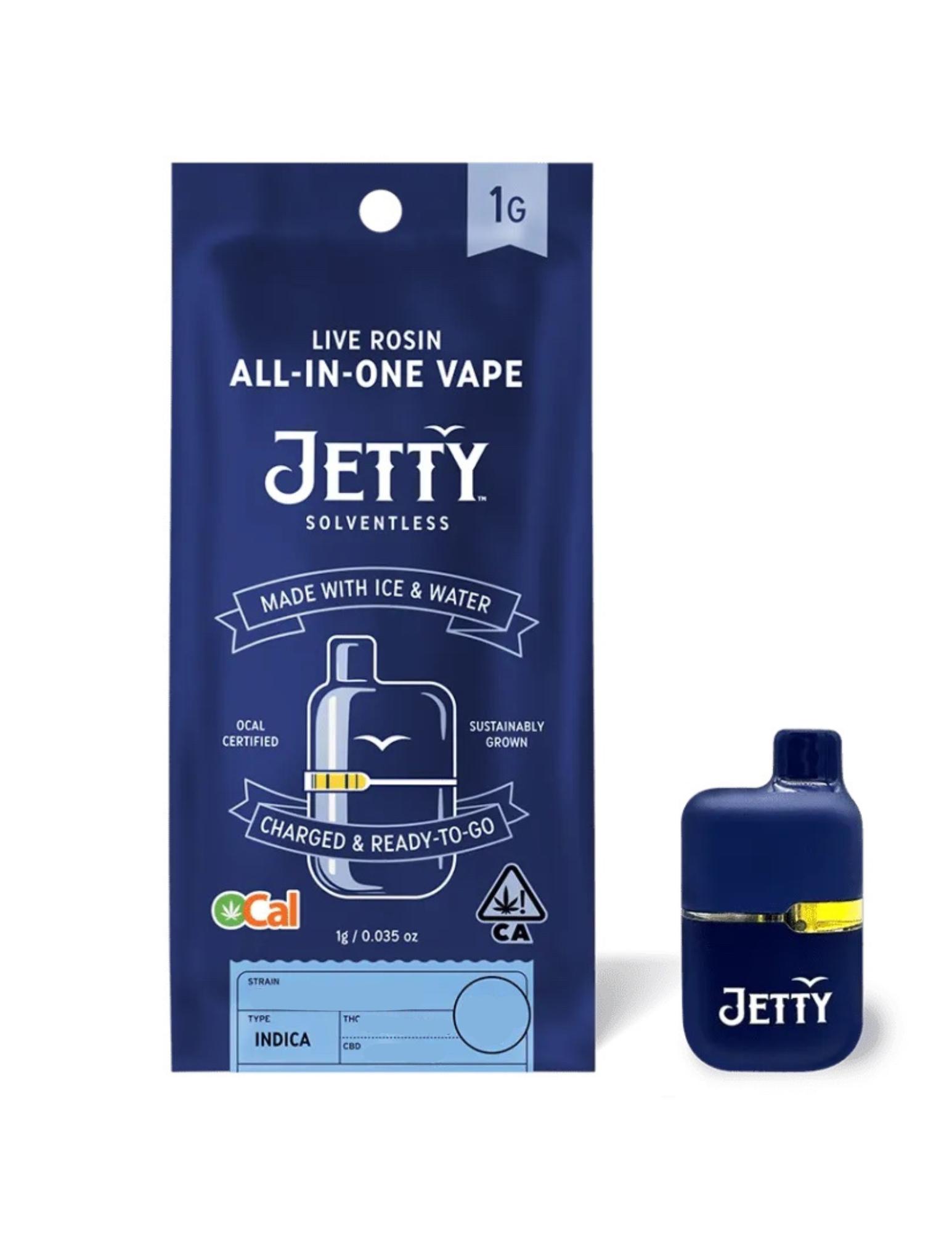 JETTY - JETTY TROPAYA 1G OCAL ROSIN MINI TANK DISPOSABLE