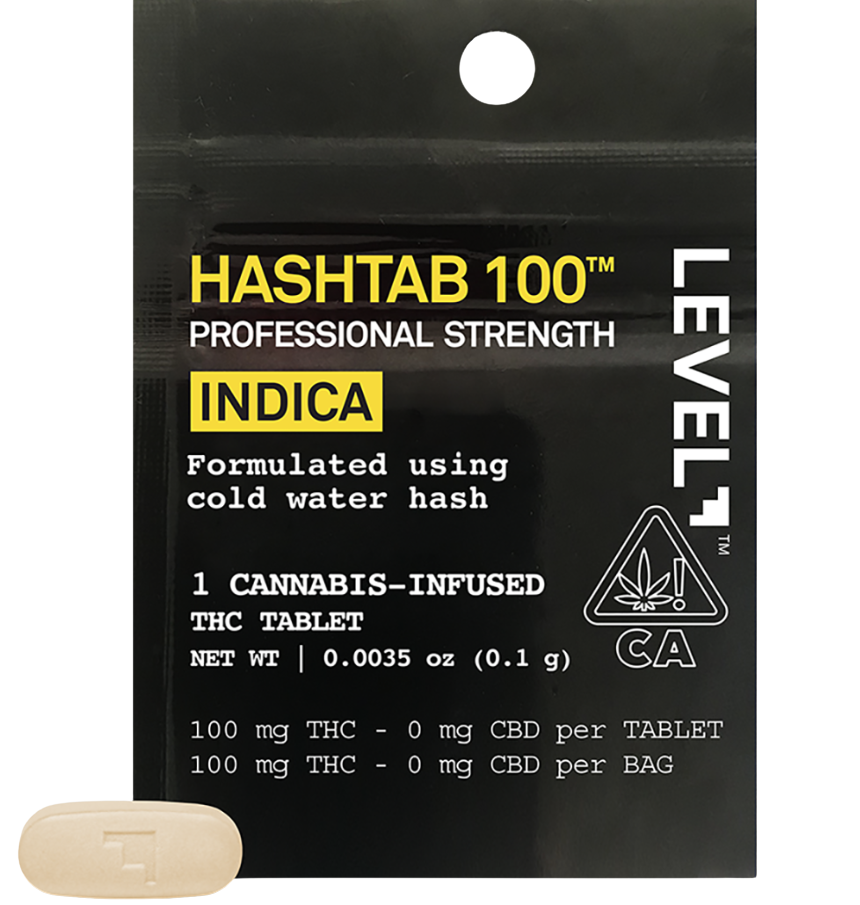 LEVEL - LEVEL | INDICA 100MG HASHTAB SINGLE