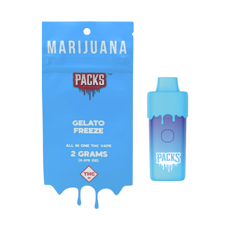 PACK PODS - PACK PODS 2G DISPOSABLE VAPE - GELATO FREEZE