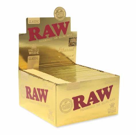 RAW - RAW KING SIZE WIDE GOLD ETHEREAL