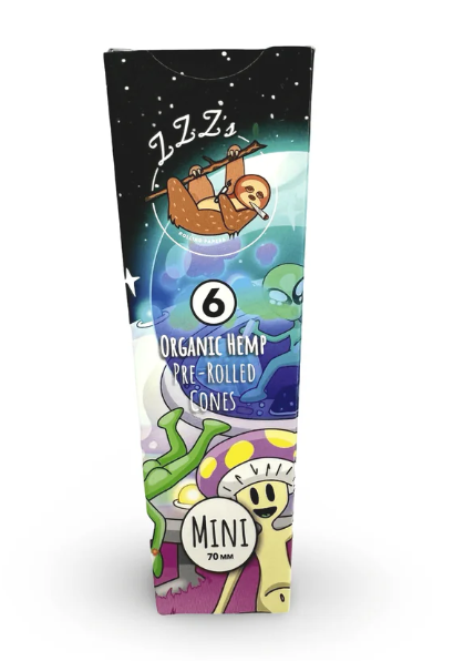 ZZZ'S ROLLING PAPER CO. - Mini Intergalatic Trip | 6 Pack Mini Cones