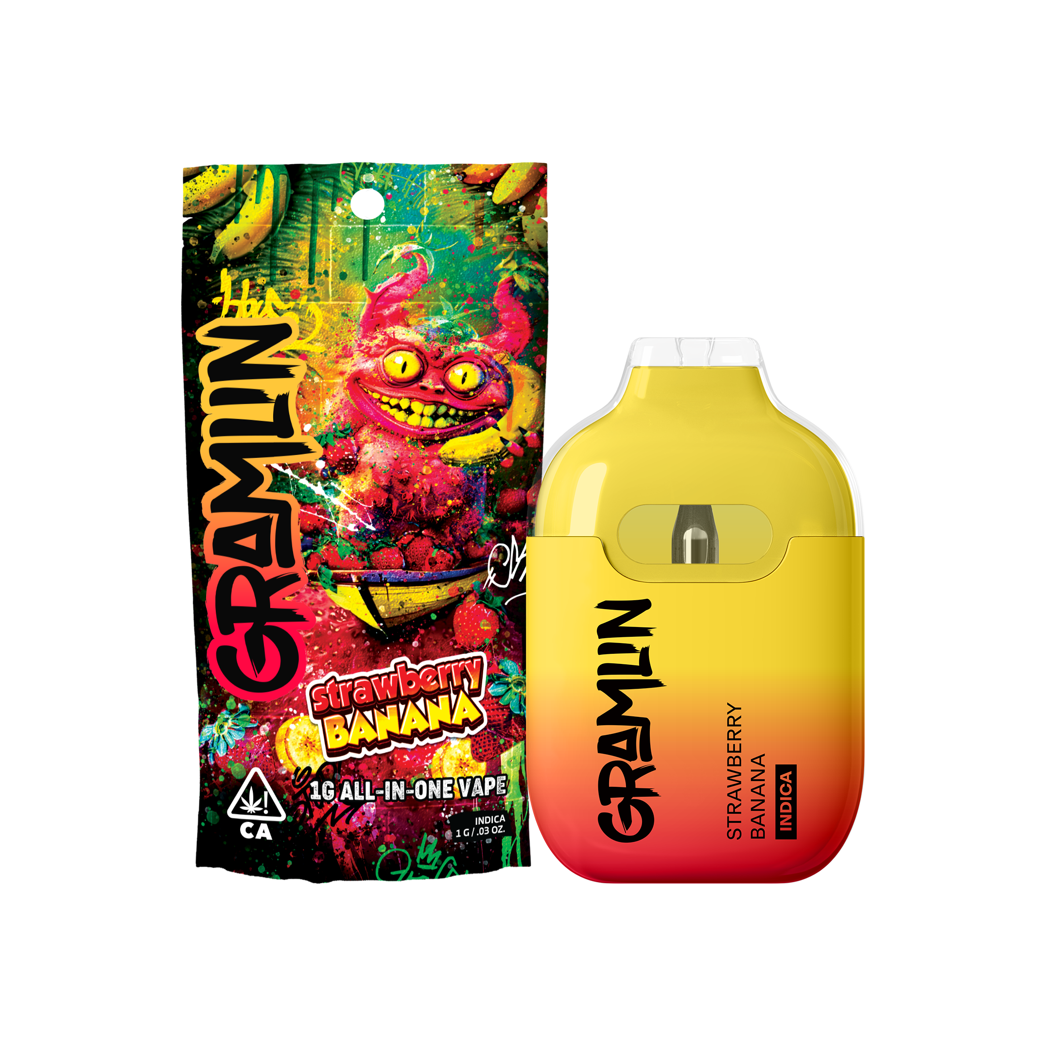 GRAMLIN - Strawberry Banana - Ready To Use 1G – Premium Cannabis ...