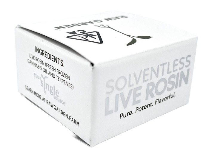 RAW GARDEN - Gelonade 1.0G Solventless Live Rosin