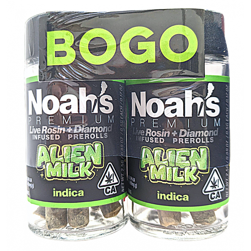 NOAH'S - NOAH'S PREMIUM BOGO 5 X .5G LIVE ROSIN + DIAMOND INFUSED ...