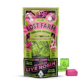 LOST FARM - LOST FARM 100MG CHEWS - DRAGON FRUIT (TROP CHERRY ROSIN)