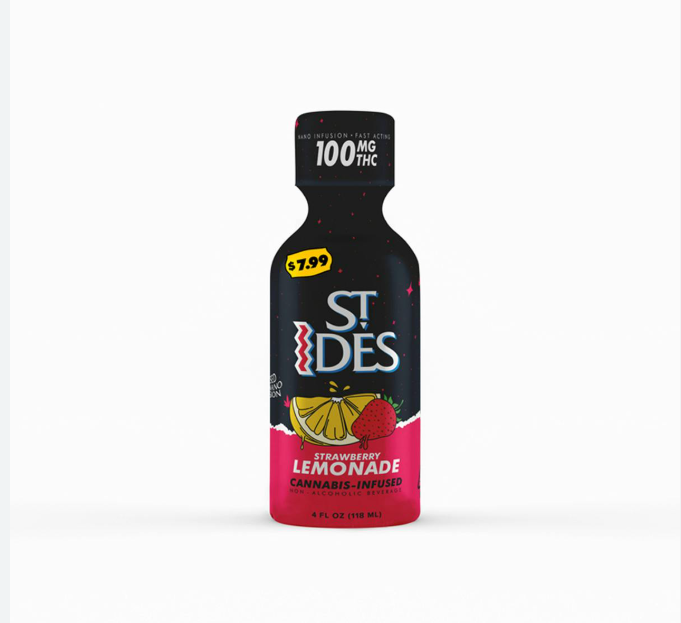 ST IDES - ST IDES 4OZ 100MG SHOT - STRAWBERRY LEMONADE