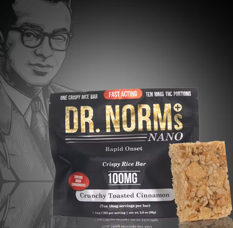DR. NORM'S - DR. NORM'S 100MG RICE KRISPIE - NANO CINNAMON TOAST CRUNCH