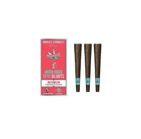 PRESIDENTIAL - PRESIDENTIAL .7G X 3 INFUSED MINI BLUNT PACK - WATERMELON