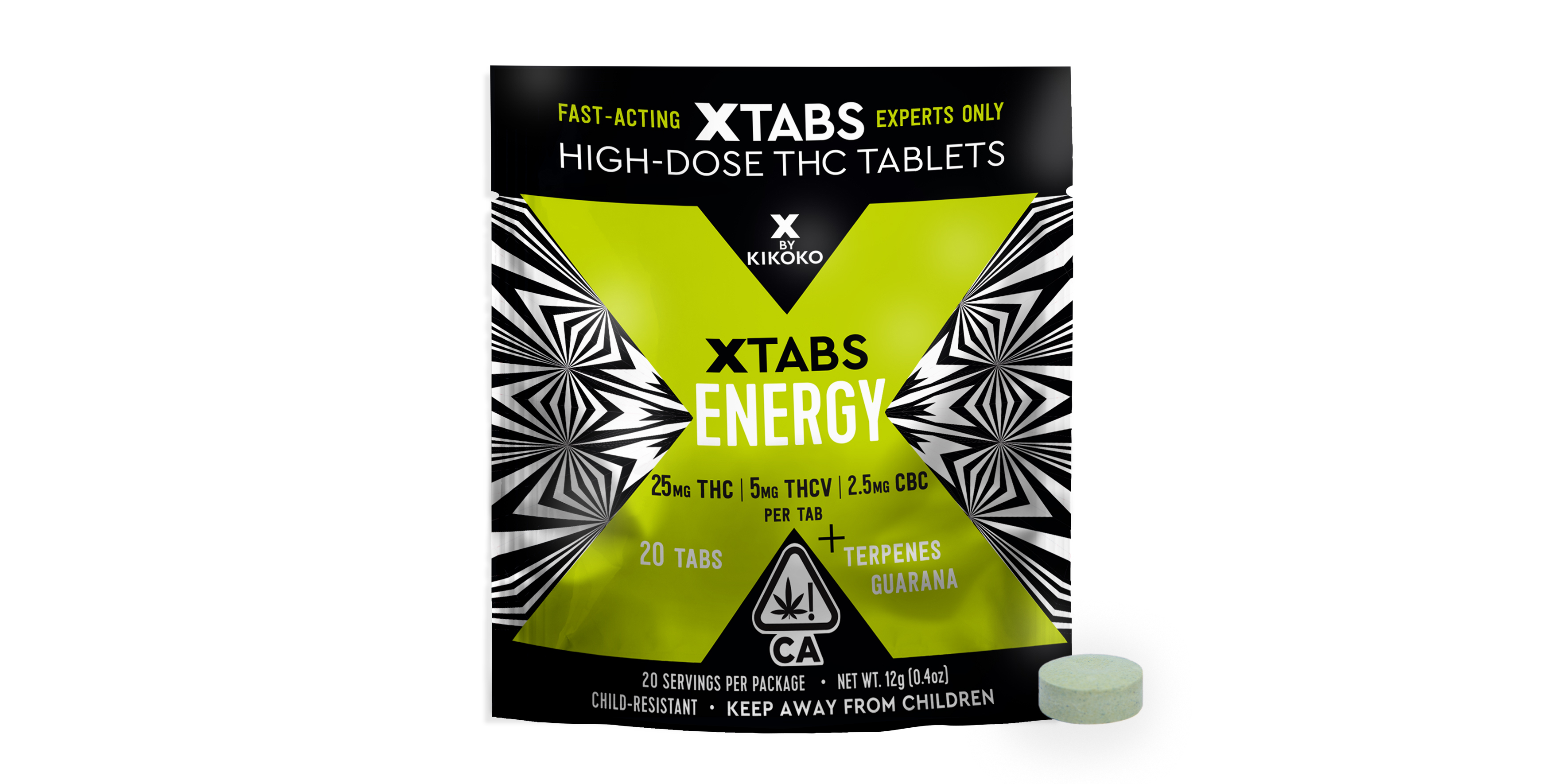 KIKOKO - 500MG ENERGY X TABS BY KIKOKO