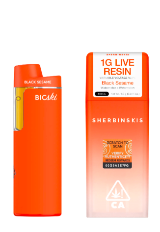 SHERBINSKIS - 1G LIVE RESIN BLACK SESAME ALL IN ONE BY SHERBINSKIS