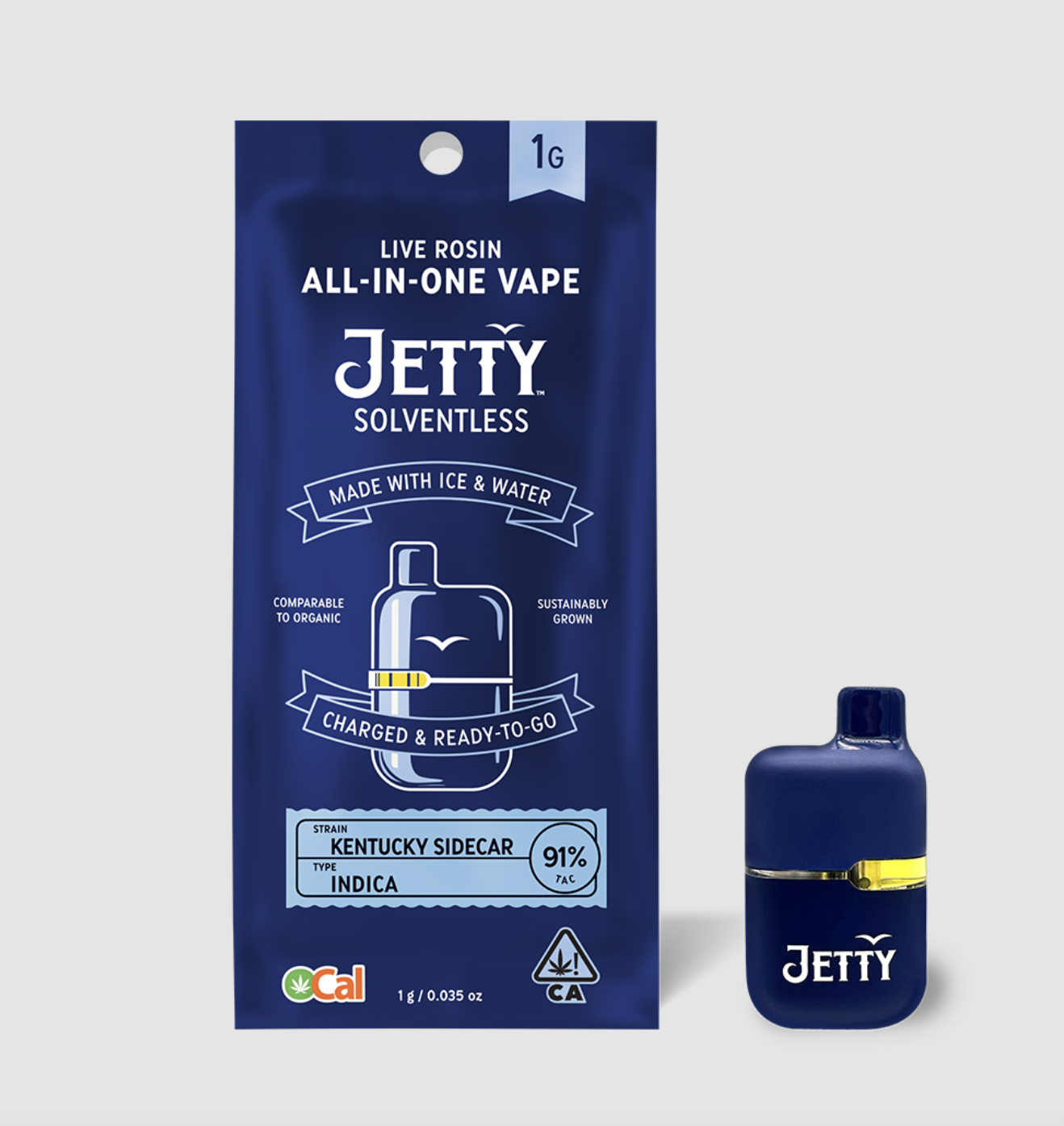 JETTY EXTRACTS - KENTUCKY SIDECAR 1 GRAM ALL IN ONE SOLVENTLESS VAPE BY ...