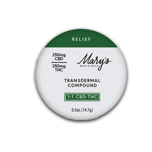 MARYS MEDICINAL - TRANSDERMAL COMPOUND 1:1 - 0.5OZ