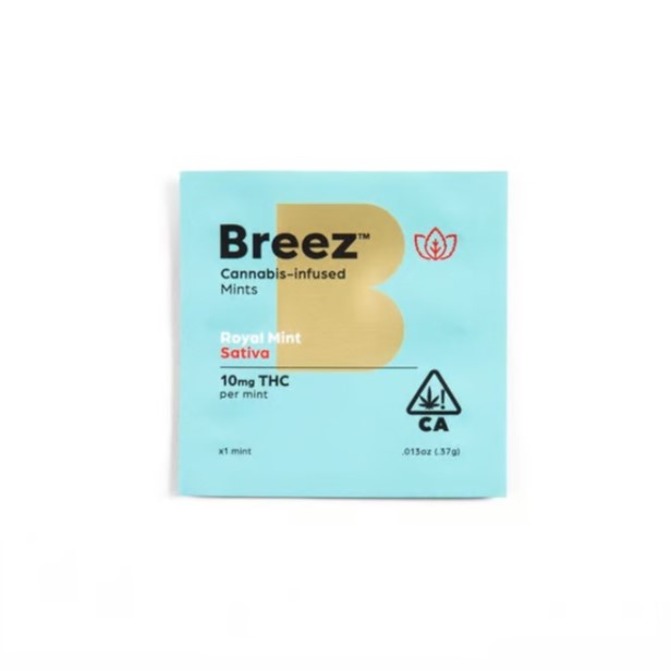 BREEZ - ROYAL MINT SINGLE (SATIVA) - 10MG