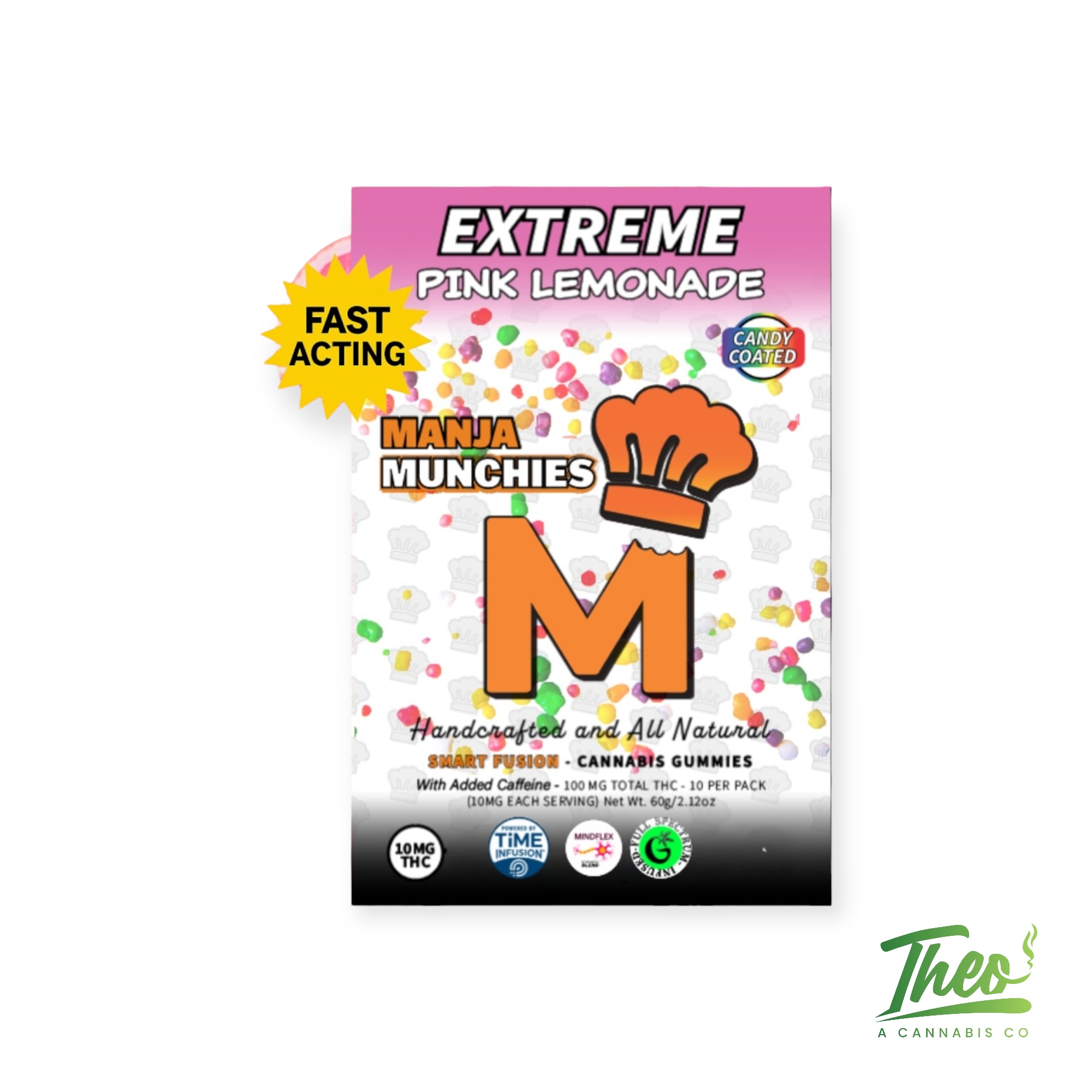 MANJA MUNCHIES - EXTREME PINK LEMONADE 100MG