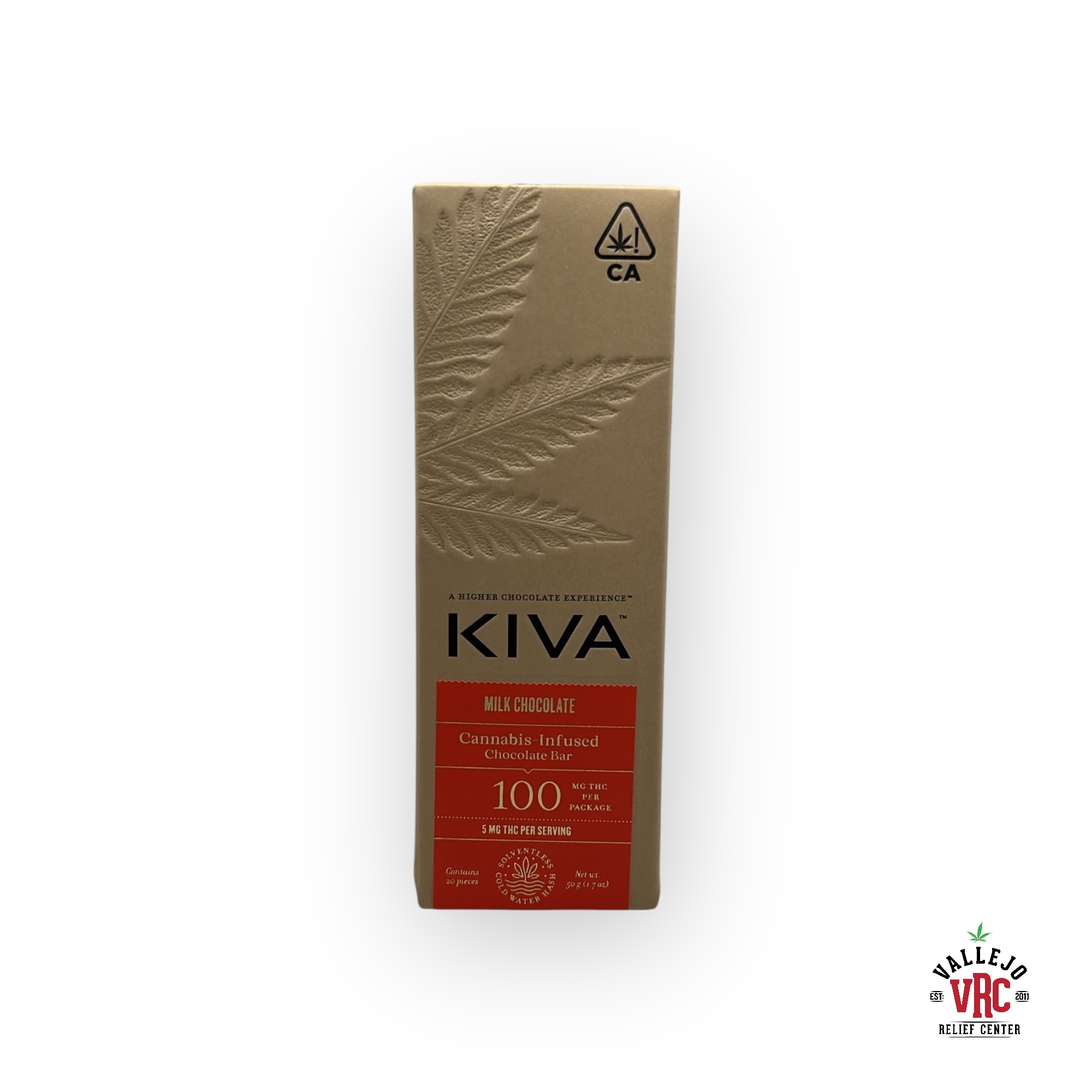 KIVA - Milk Chocolate Bar