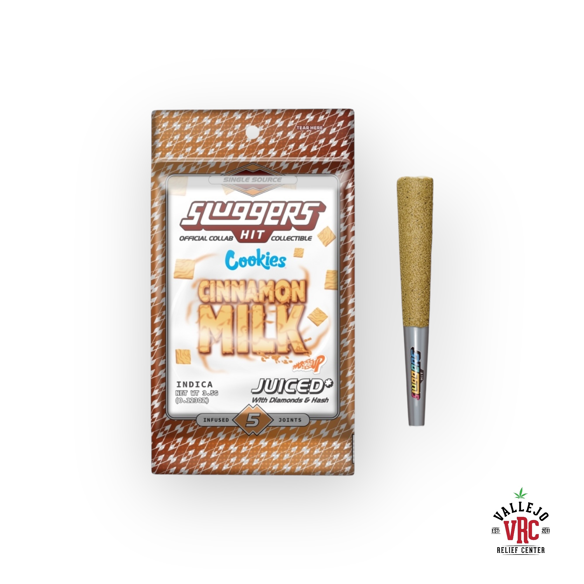 SLUGGERS X COOKIES - Cinnamon Milk 5PK 3.5G