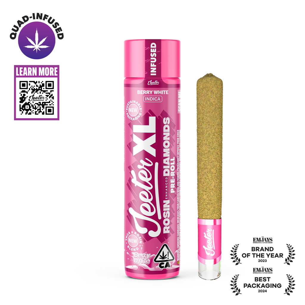 JEETER - Jeeter - Quad Infused Xl Preroll - Blue Zkz 2G - Indica