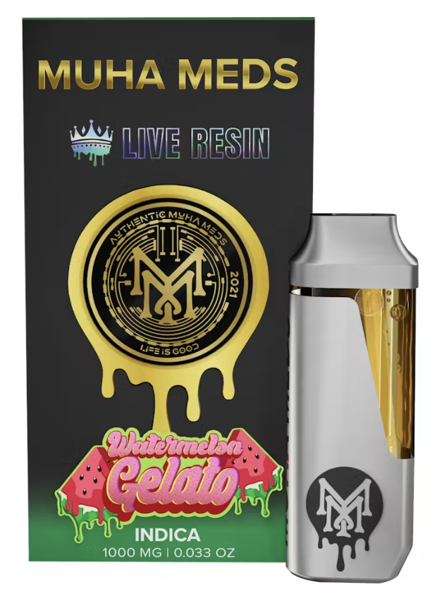 MUHAMEDS - Muha Meds Live Resin All-in-one - Watermelon Gelato 1G