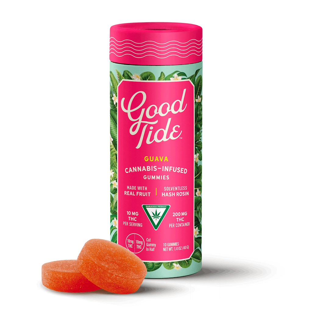 Good Tide - Rosin Gummies - Guava 100MG | Order Cannabis Online in SoCal